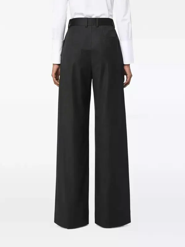 ALMAZ Wide-leg Wool Trousers