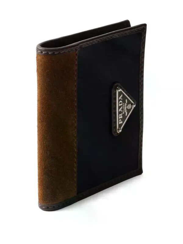 Prada Triangle-logo Wallet - Blue