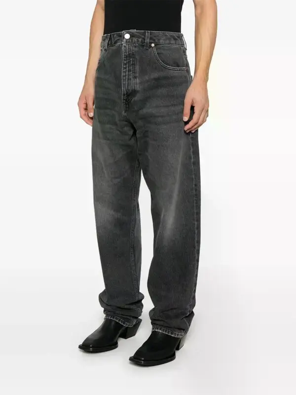 Martine Rose Open Fly Straight Leg Jeans
