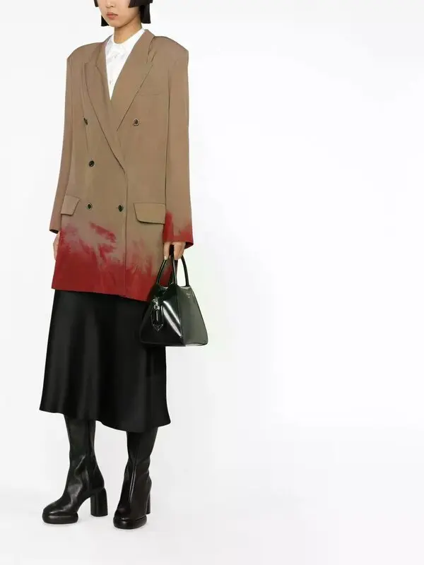 MAISON MARGIELA Bias-cut Satin Midi Skirt