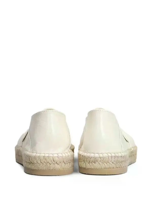 AMI Paris Leather Espadrilles