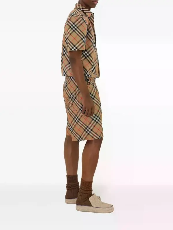 Burberry Checked Cotton Shirt