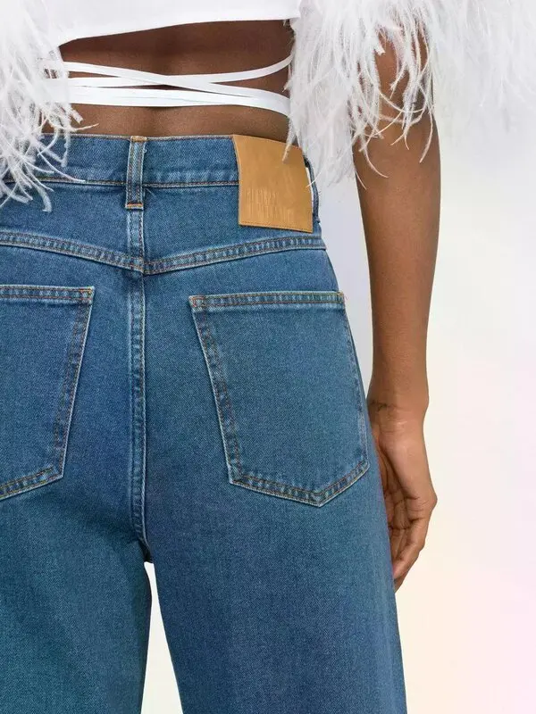 Giuseppe Di Morabito Crystal Embellished Straight Leg Jeans
