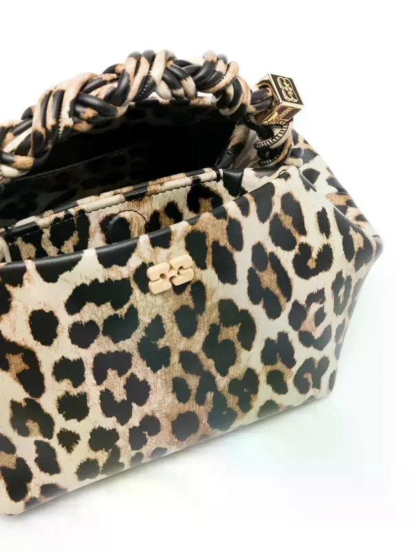 GANNI Small Bou Cross Body Bag - Brown