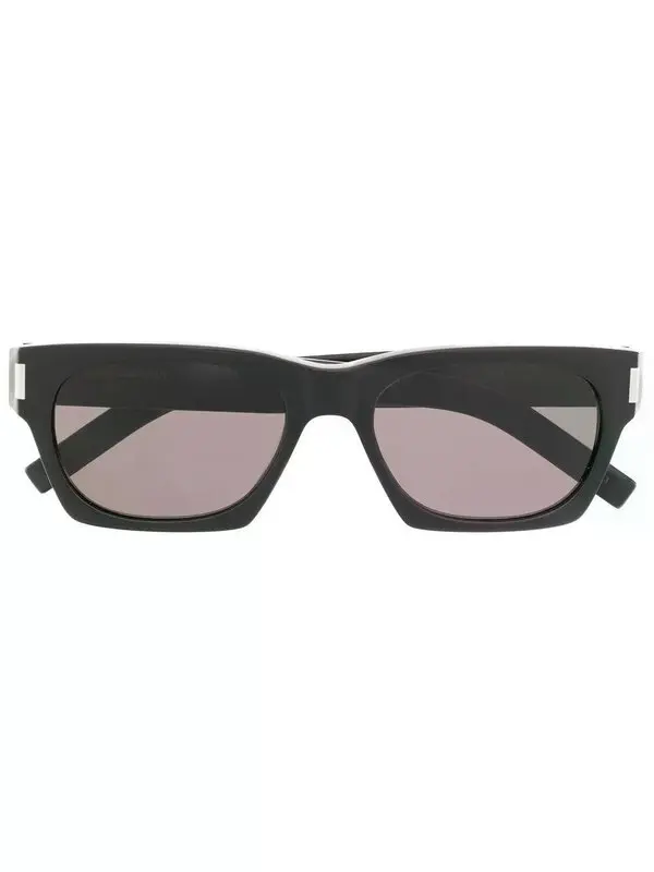 Saint Laurent Square Frame Sunglasses - Black
