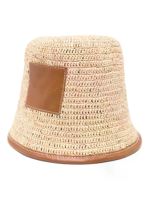 Jacquemus The Soli Bucket Hat - Neutrals