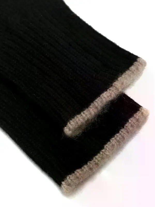 Brunello Cucinelli Cashmere Gloves - Black