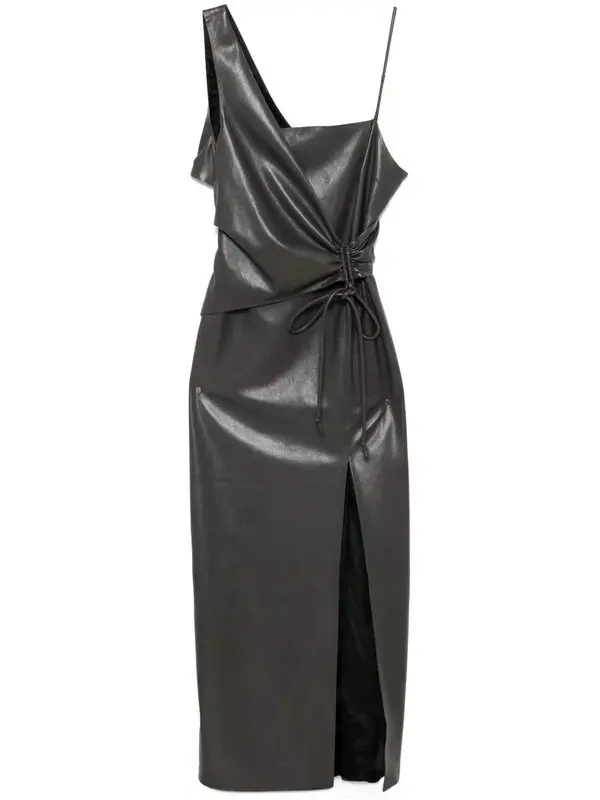 Nanushka Asymmetrical Midi Dress