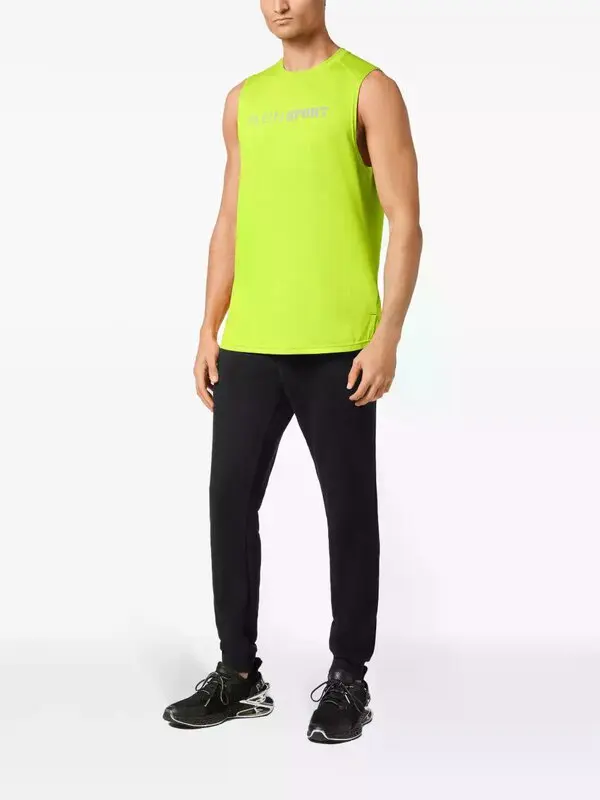 PLEIN SPORT Reflective Logo Tank Top