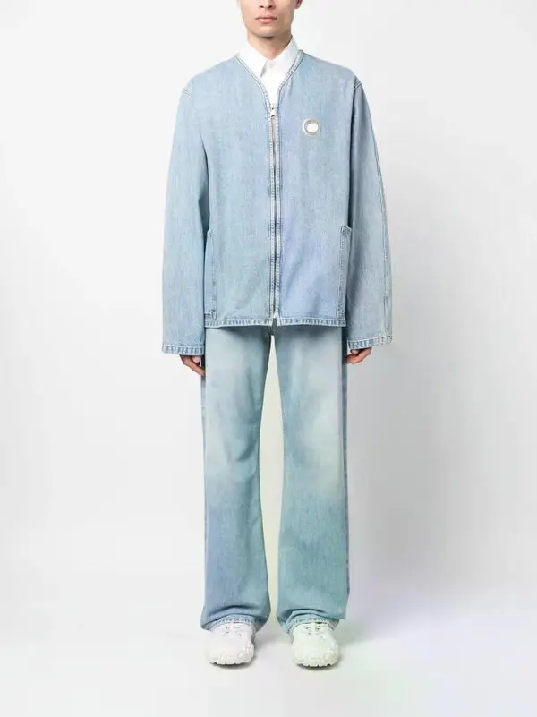 CRAIG GREEN Zip-up Denim Jacket