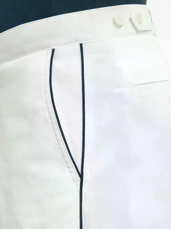 Brooks Brothers Side-piping Tennis Shorts