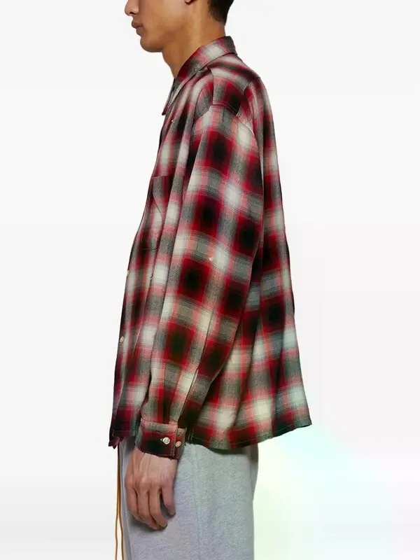 SAINT MXXXXXX Check-print Shirt