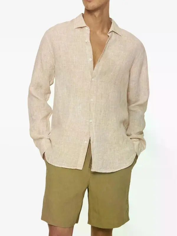 Orlebar Brown Alex Linen Shorts - Brown
