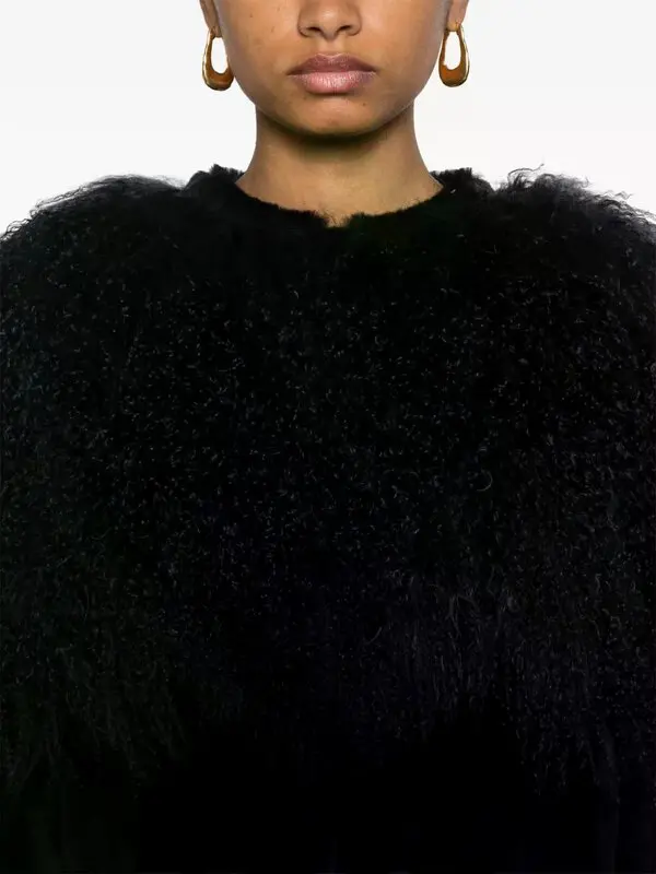Chloé Shearling Trim Jacket