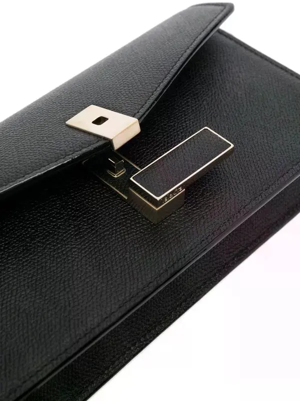 VALEXTRA Iside Leather Clutch Bag