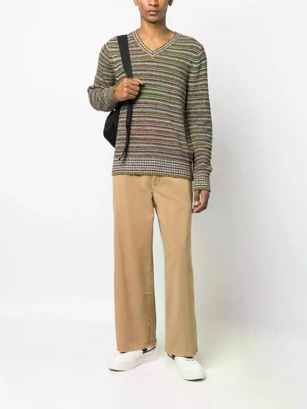 Incotex High-waist Wide Leg Trousers