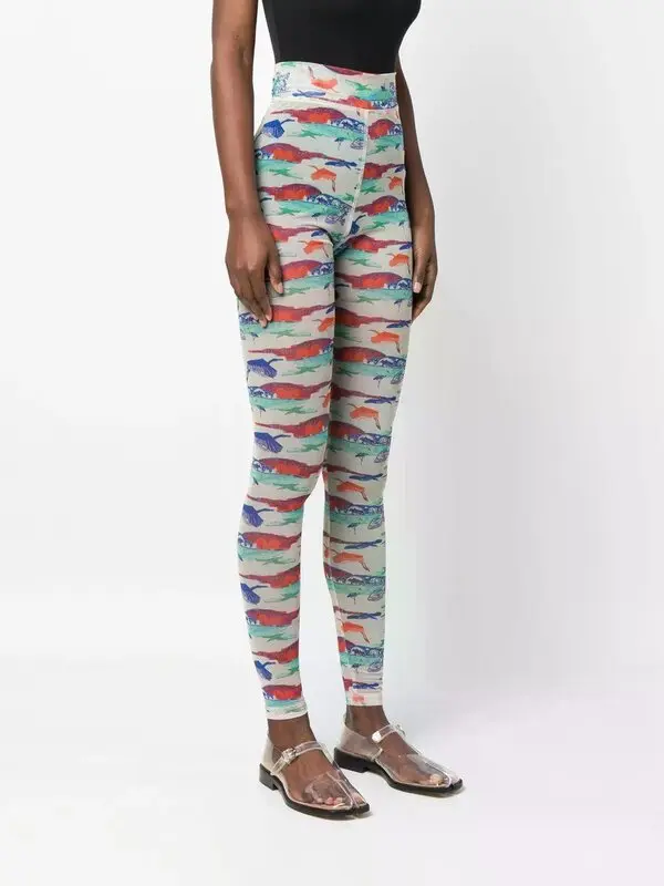 Henrik Vibskov Printed Mesh Leggings