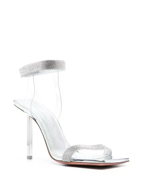 Amina Muaddi Rih 110mm Crystal-embellished Sandals