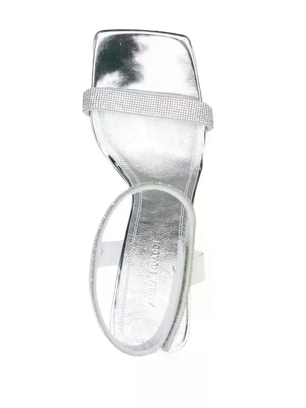 Amina Muaddi Rih 110mm Crystal-embellished Sandals