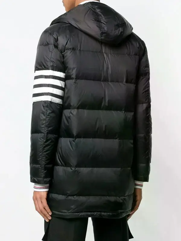 Thom Browne 4-bar Padded Coat - Black