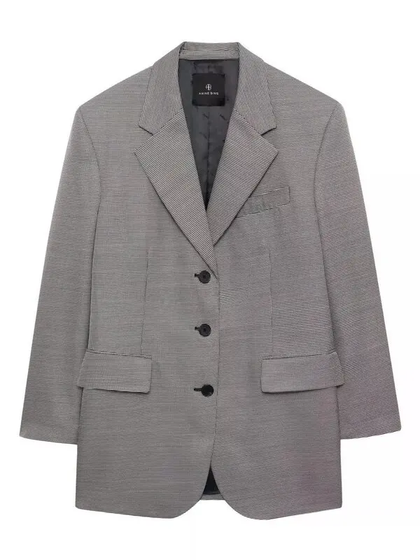 ANINE BING Sara Houndstooth Blazer