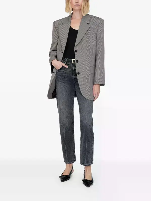 ANINE BING Sara Houndstooth Blazer