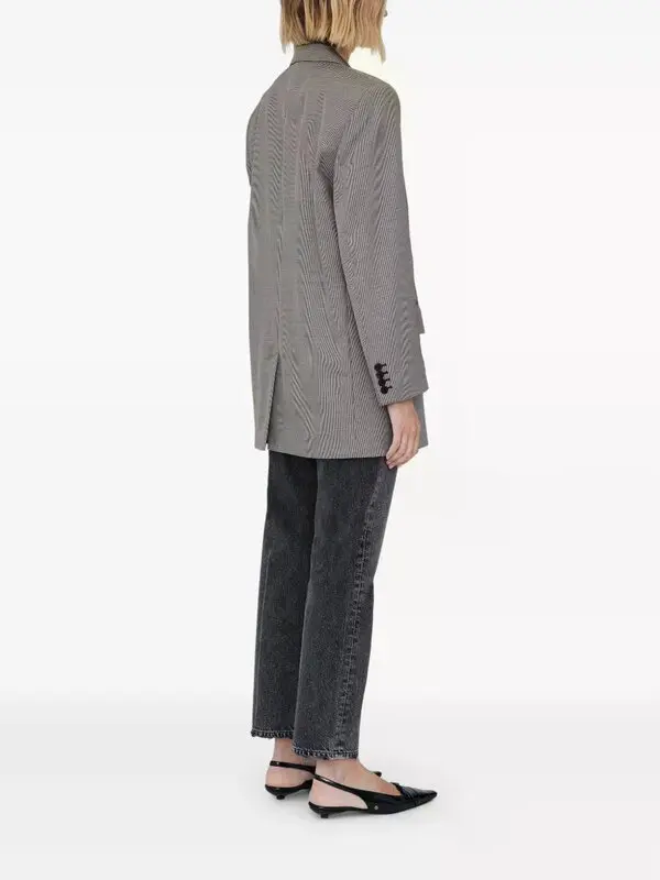 ANINE BING Sara Houndstooth Blazer
