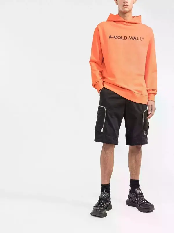 A-COLD-WALL* Logo Print Hoodie - Orange