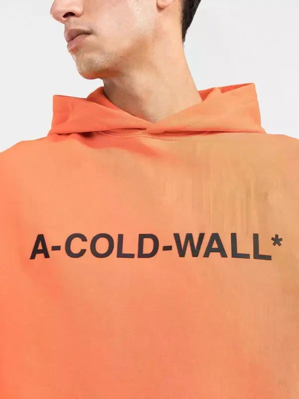 A-COLD-WALL* Logo Print Hoodie - Orange