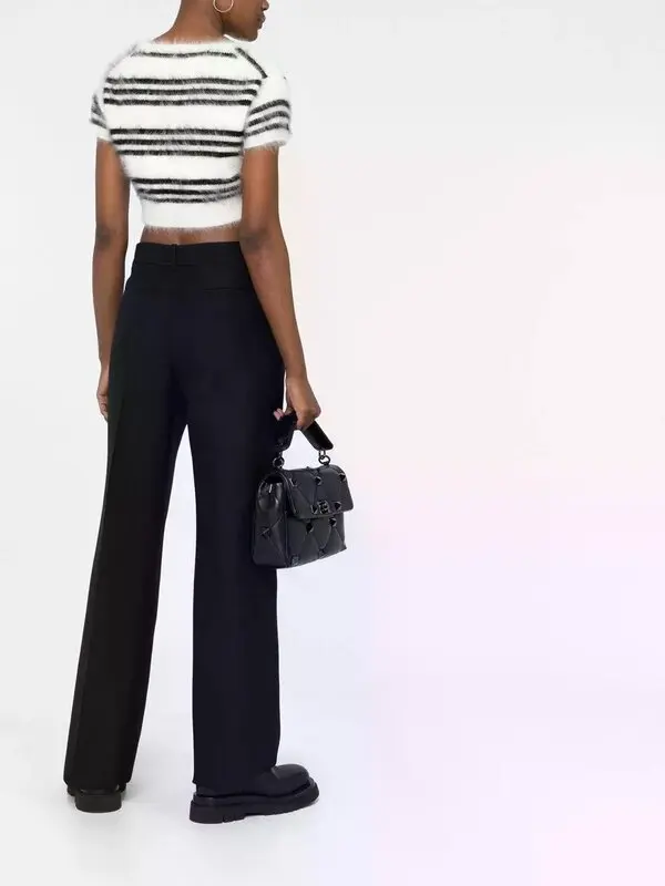 Valentino Garavani High-waisted Wide-leg Trousers