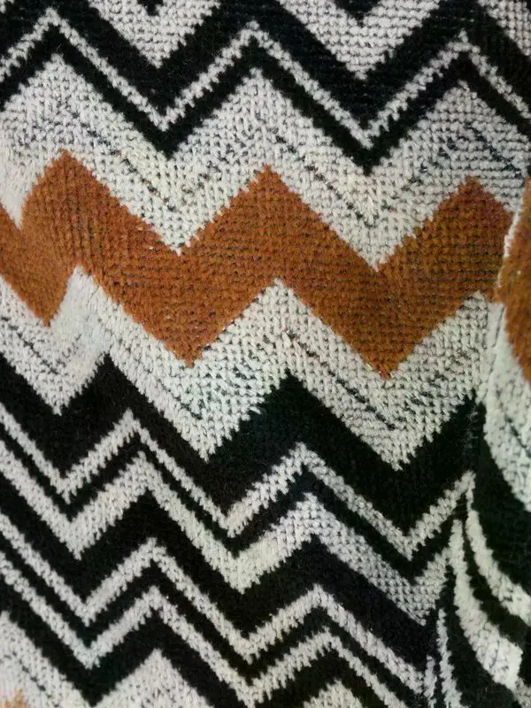Missoni Zigzag-pattern Bathrobe - White