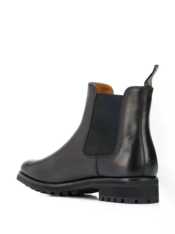 Polo Ralph Lauren Bryson Leather Chelsea Boots - Black