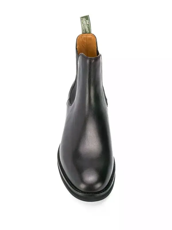 Polo Ralph Lauren Bryson Leather Chelsea Boots - Black