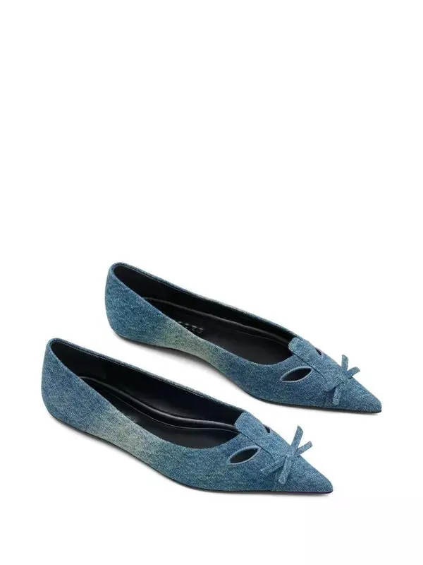Marc Jacobs Denim Kat Ballerina Flats