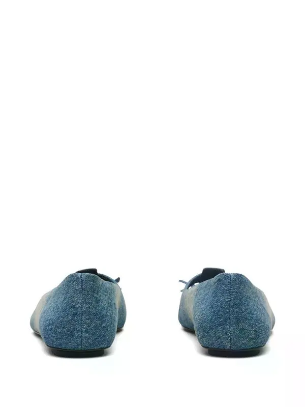 Marc Jacobs Denim Kat Ballerina Flats