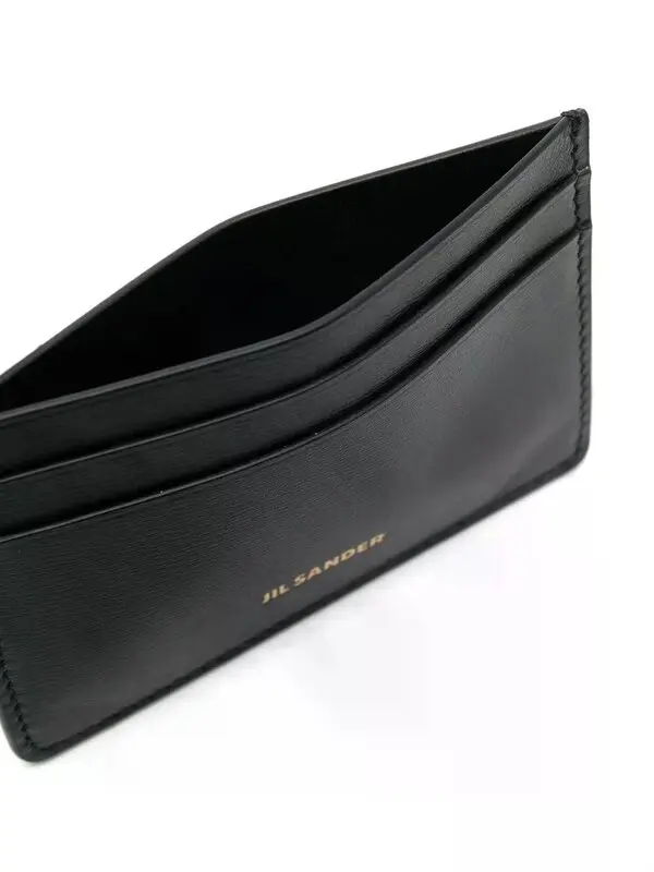 JIL SANDER Logo-lettering Leather Cardholder