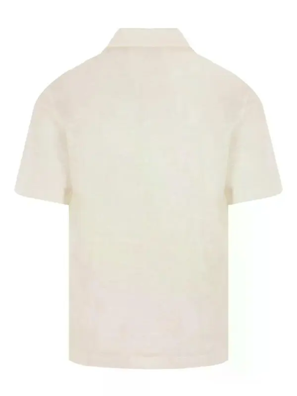 LARDINI Linen Polo Shirt
