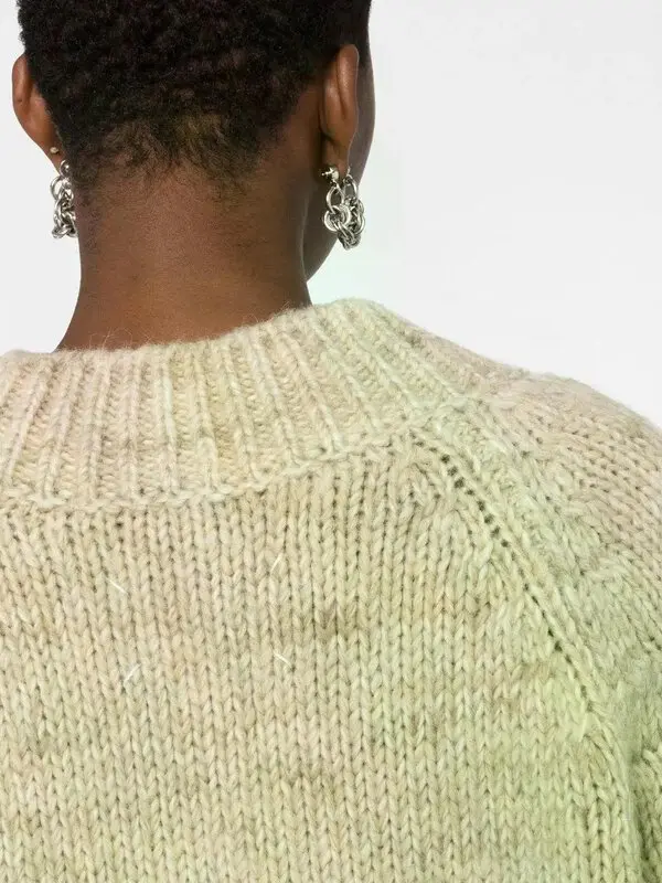 MAISON MARGIELA Botanical Dye Crew Neck Jumper - Neutrals