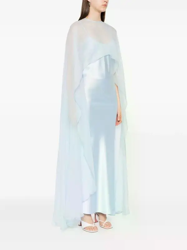 ATU BODY COUTURE Cape Effect Round Neck Dress