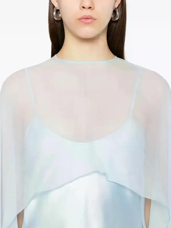 ATU BODY COUTURE Cape Effect Round Neck Dress