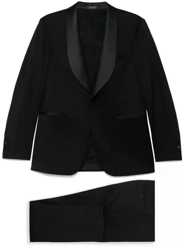 Tagliatore Satin-lapel Wool Tuxedo
