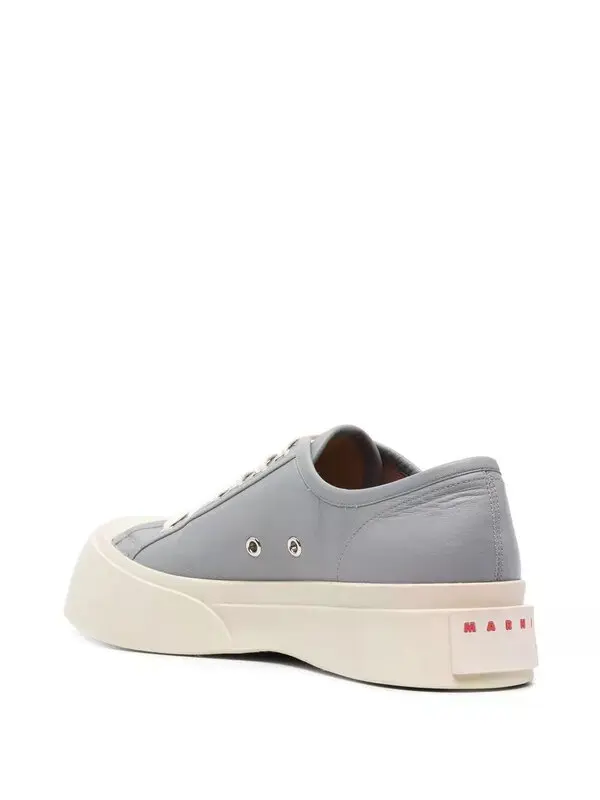 Marni Pablo Low Top Leather Sneakers - Grey