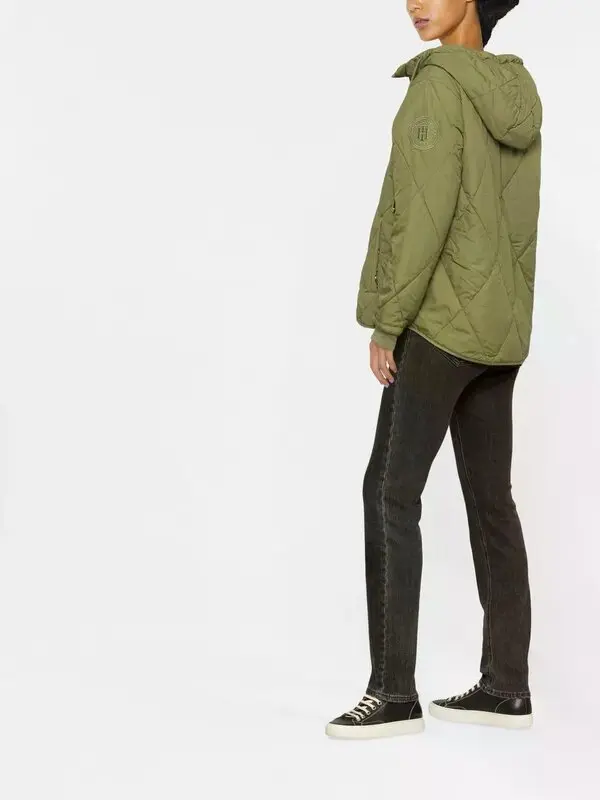 Tommy Hilfiger Quilted Drawstring Hood Jacket