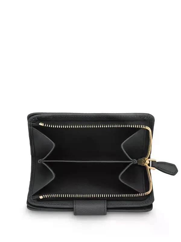 Prada Saffiano Leather Small Wallet - Black