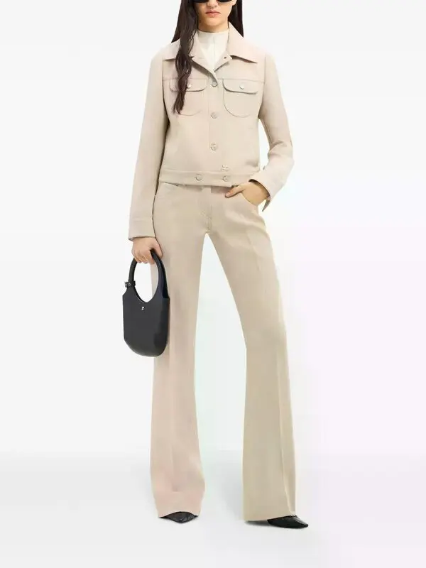 COURREGES Twill Trucker Jacket - Neutrals