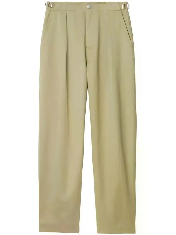 Burberry Straight-leg Cotton Trousers