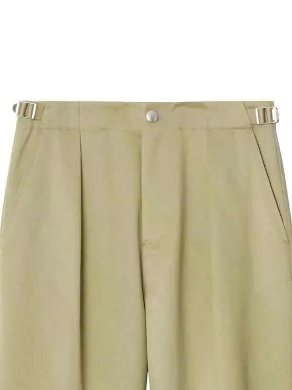 Burberry Straight-leg Cotton Trousers