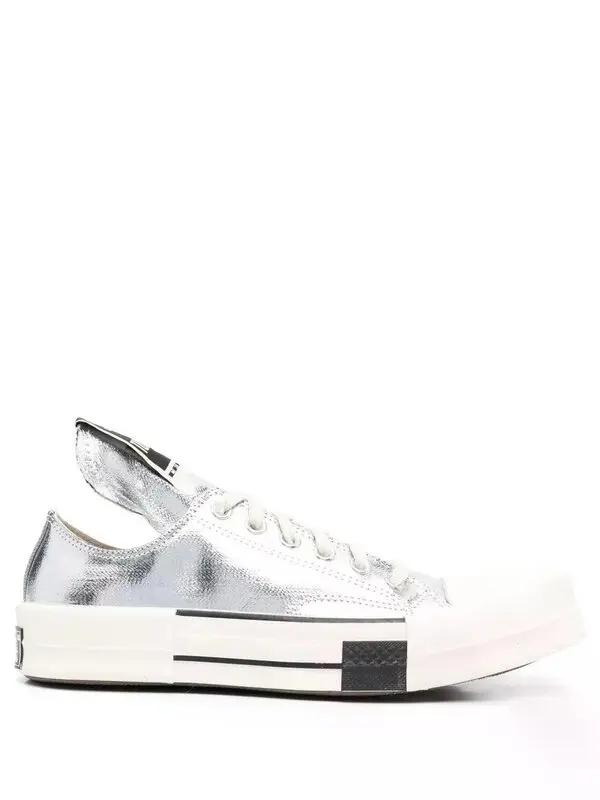 CONVERSE Rick Owens Drkshdw Turbodrk Chuck 70 Sneakers - Silver