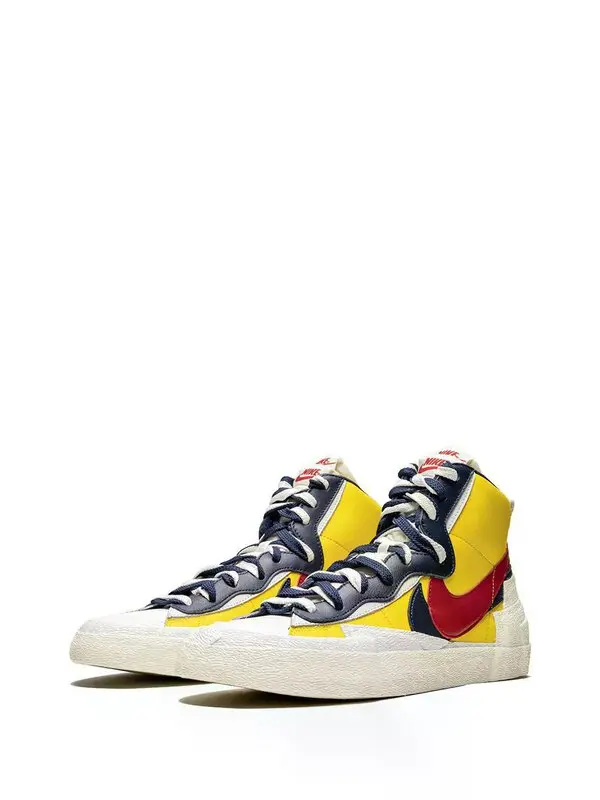 Nike X Sacai Blazer Mid Varsity Maize Sneakers - Yellow
