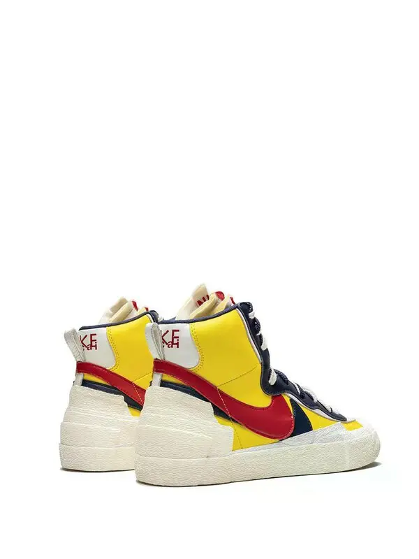 Nike X Sacai Blazer Mid Varsity Maize Sneakers - Yellow